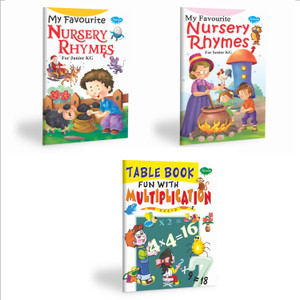 My Favourite Nursery Rhymes for Junior KG, Senior KG and Table Book Fun ...