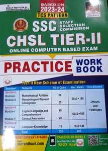 SSC CHSL Tier-II Online Computer Based Exam Practice Work Book: Buy SSC CHSL Tier-II Online ...