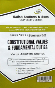 SBS Delhi University 1st Year Semester 1 & 2 Constitutional Values & Fundamental Duties VAC NEP ...