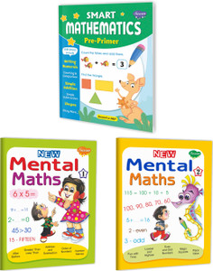 Smart Mathematics (Pre-Primer), New Mental Maths-1 (Two Colour) and New ...