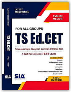 TS EDCET 2023 Preparation Guide ( Entrance For B.ED Course) For All Groups [ ENGLISH MEDIUM ...