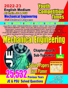 (English Medium) All India JE & PSU Mechanical Engineering Chapter-Wise Solved Papers Vol-1: Buy ...