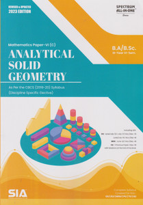 Analytical Solid Geometry (Mathematics Paper-VI) (C) B.A/B.Sc III-Year VI-Sem As Per The CBCS ...