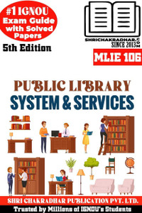 IGNOU MLIE 106 Previous Year Solved Question Paper (June 2023) Public Library System And ...
