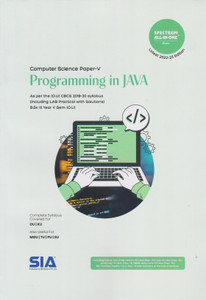 Programming In JAVA (Computer Science Paper-V) B.Sc III-Year V-Sem (O.U) As Per The CBCS (2019 ...