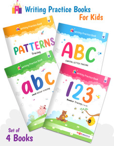 Writing Practice Books For Kids | ABC Capital Letters, Small Letters ...