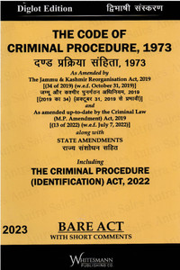 The Code Of Criminal Procedure, 1973 [Diglot Edition] Including The Criminal Procedure ...