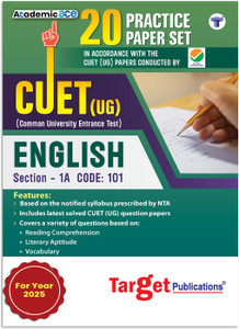 CUET UG 2025 English Book | Practice Question Papers With Solution | Common University Entrance ...