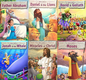 Macaw Bible Story Books Set Of 6 - English, , DANIEL & THE LIONS, DAVID ...