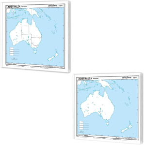 SMALL - 100 AUSTRALIA POLITICAL OUTLINE MAP FOR SCHOOL And SMALL - 100 ...