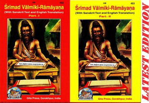 Srimad Valmiki Ramayana (Part 1 & 2) (English) (Combo Pack) (With Sanskrit Text And English ...