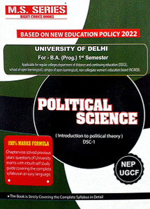 M S Series Delhi University BA Prog 1st Year Political Science (Introduction To Political Theory ...