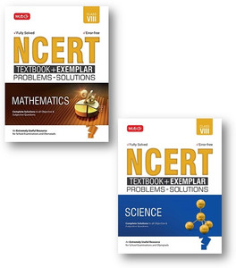 NCERT Textbook + Exemplar Problems Solutions Science & Mathematics (2-Books Set) - Class-8: Buy ...