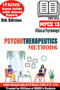IGNOU MPCE 13 Previous Year Solved Question Paper (June 2023) Psychotherapeutic Methods IGNOU ...