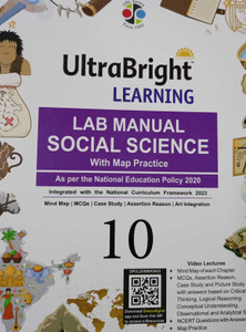 Ultra Bright Learning Lab Manual Social Science With Map Pratice Class ...