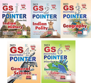 GS Pointer Indian History Part-1, Geography Part-3, Indian Polity Part-2, General Science Part-4 ...