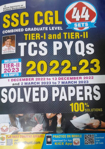 SSC CGL Tier-I And Tier-II TCS PYQs 2022-23 Solved Papers 44 Sets: Buy SSC CGL Tier-I And Tier ...
