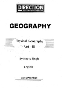 Direction IAS Physical Geography Part 3 Printed Notes By Neetu Singh In ...