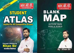 Khan Sir Student Atlas ( English Medium ) & Blank Map: Buy Khan Sir Student Atlas ( English ...