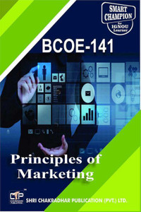 IGNOU BCOE 141 Solved Guess Papers Pdf From IGNOU Study Material/Books Principles Of Marketing ...