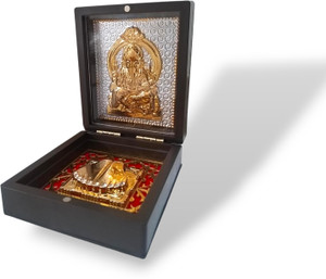 BRASS BLESSING Gold Plated Lord GANESHA Pocket Temple - an Unique Office/Home Collection (542 ...