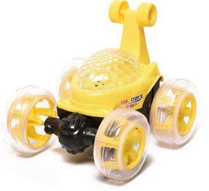 Braintastic Rechargeable Stunt Tipper 360 Degree Twisting Stunt Car with Lights Music Toys ...