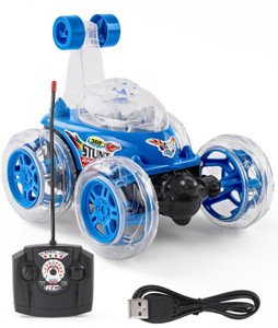 UB Toys Rechargeable 360° Rotating Big Stunt Car Toy with USB Cable & Remote Controller ...