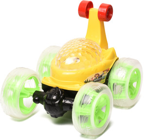 Braintastic Rechargeable Jungle Safari 360 Degree Spin Twisting Stunt RC Car Toys for Kids ...