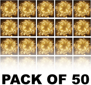 ENRICHOUR HOME - ERH 60 LEDs 12 m Yellow Flickering Bulb Rice Lights Price in India - Buy ...