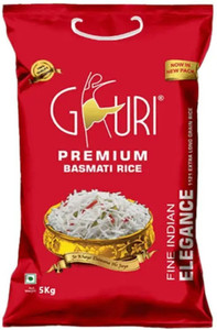 Gauri Premium Basmati Rice 5 Kg Basmati Rice (Full Grain, Unpolished) Price in India - Buy Gauri ...