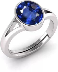 Chopra Gems Unique & Effective 100% Original Blue Sapphire/Neelam Stone Ring for Men & Women ...