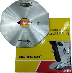 EASYSEW DE-TECH 110MM CLOTH CUTTING OCTAGUN KNIFE Rotary Fabric Cutter MACHINE BLADE Rotary ...