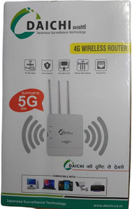 DAICHI DI070 4G Router 2.4 GHz 300 Mbps Wifi Speed Dual Band External Antenna Access Point Mode ...