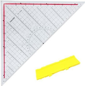 Flipkart.com | KRAFTMASTERS Triangular Scale-35 cm Multi transparent triangle handle ...