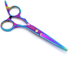 Flipkart.com | Xester Professional 6 Inch Stainless Steel rainbow Barber Salon Hair Cutting ...