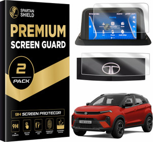 spartan shield Screen Guard for TATA NEXON 2023 FACELIFT COMBO, 7 Inch Infotainment + Steering ...