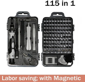 BBBIKINI 115 in 1 Professional Precision Screw driver Tool kit set, Electric Repair Kit ...