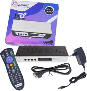 LRIPL HD FREE DISH SET TOP BOX LR777 MPEG-4 WITH USB PEN DRIVE SUPPORT, AND HDMI PORT Media ...