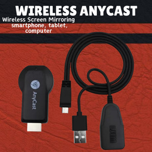 SACRO Wireless Wi-Fi Dongle Adapter Device for TV With 4K Ultra HD Resolution E478 Media ...