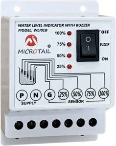 MICROTAIL Water Level Indicator with Alarm on Tank Full with 5 Sensors, Single Phase 230V Wired ...