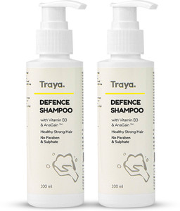 Traya Defence Shampoo for Scalp Nourishment | Contains Biotin & Anagain (Pack of 2) - Price in ...