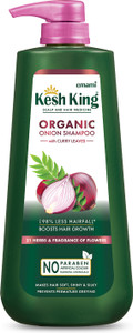Kesh King Organic Onion Shampoo With Curry Leaves | Reduces Hair Fall Upto 98% - Price in India ...