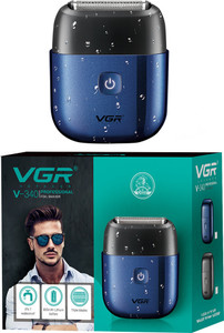 VGR V-340 Professional Foil Shaver with IPX7 Waterproof & Triple floating blades Shaver For Men ...