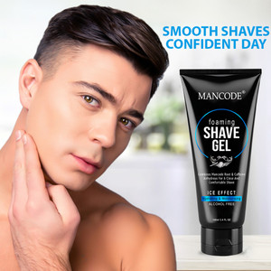 MANCODE Foaming Shave Gel for Men Acohol Free Minimizes Risk of Nicks Cuts Razor Burn Price in ...