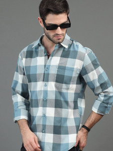 HERE&NOW Men Checkered Casual Multicolor Shirt - Buy HERE&NOW Men Checkered Casual Multicolor ...
