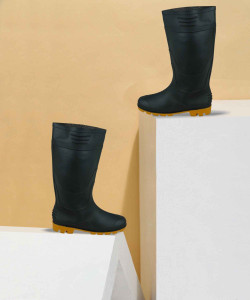 Vaultex Sg-92 Lightweight Pvc Gumboots|Yellow Sole|ce Marked As Per European Standards Boots For ...