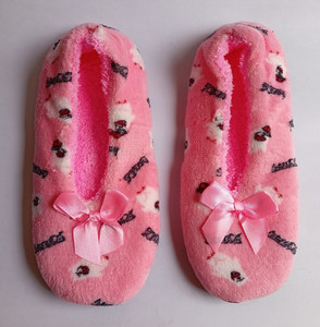 Indus Cloud Womens Lovely Soft Indoor Slippers Winter Cotton Padded Shoes Warm Shoes Pair Slip