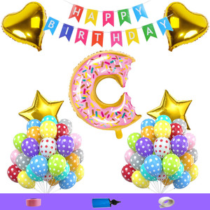 Bubble Bells happy birthday candy donuts theme decorations kit items ...