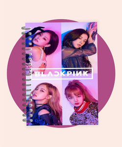 TOYVISION BTS Bangtan Boys Blackpink Kpop Spiral Bounded Rulled Notebook A5 Notebook Spiral ...