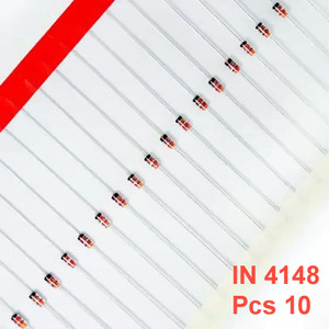 Elph Pack of 10, 1N4148 High-Speed Switching Diode – 300mA 100V Fast Recovery PN Junction Price ...